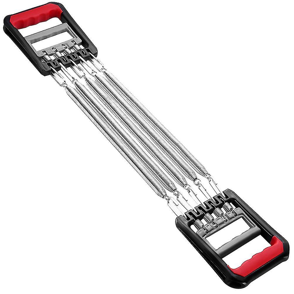 Adults Chest Expander Detachable Spring Steel Exerciser Fitness ...