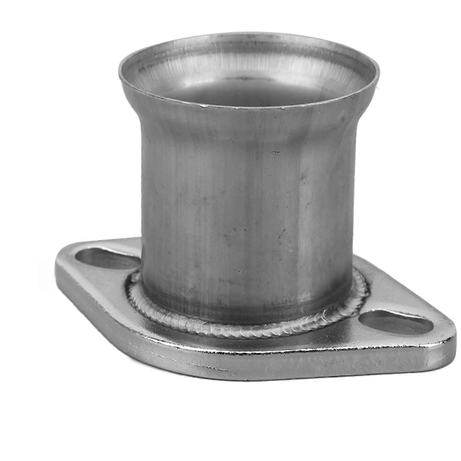 2 Bolts Exhaust Flange 3in Stainless Steel Pipe to 2.5in Downpipe Turbo ...