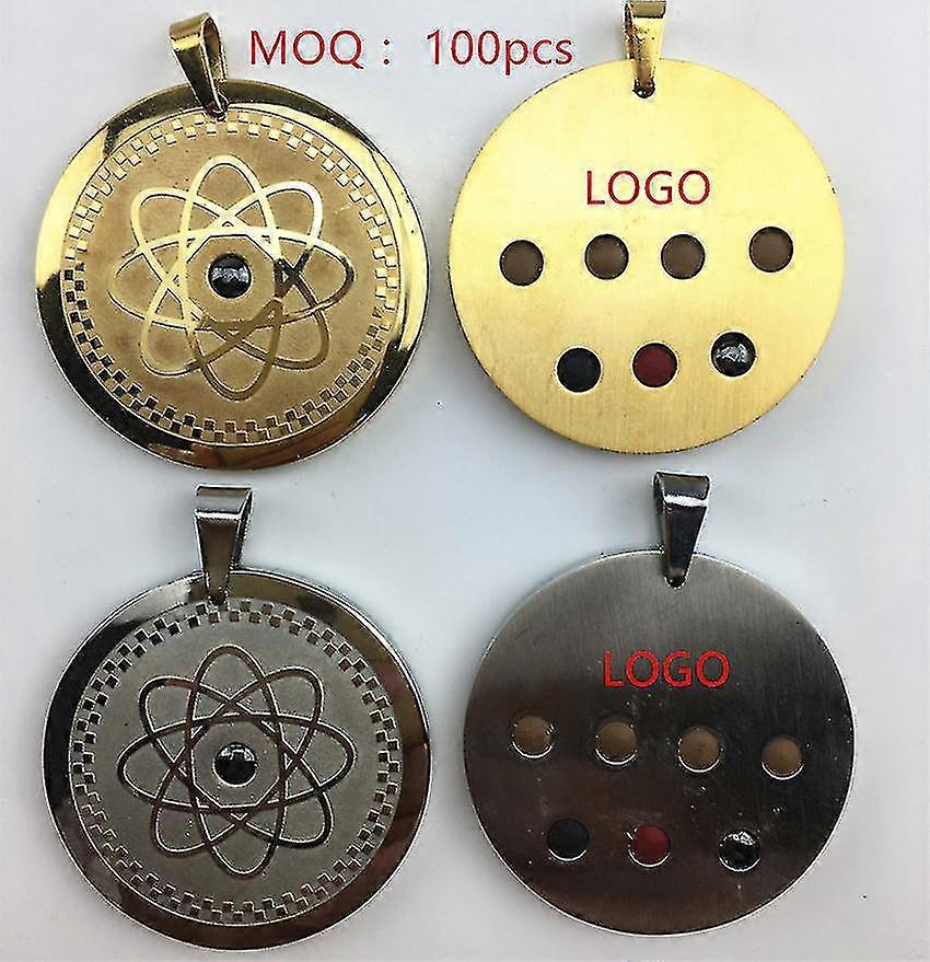 Quantum Science Scalar Energy Health Necklace Round Stainless Steel ...