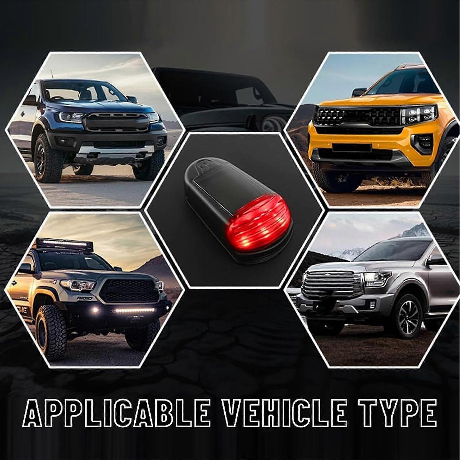 NEW Wireless Cab Lights Solar Cab Lights Punch Free LED Lights Roof ...