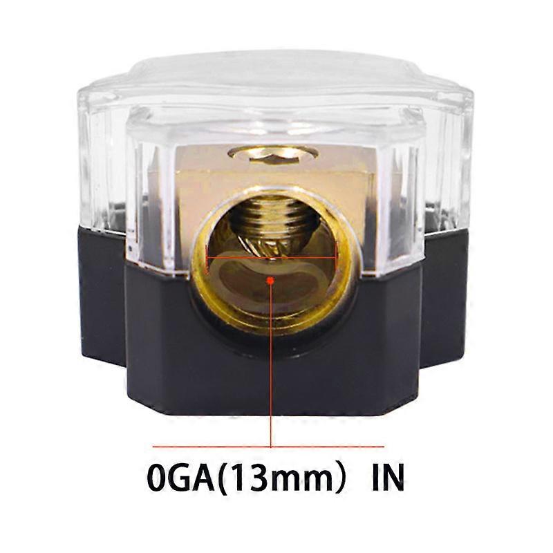 Car Audio Amplifier Power Distribution Block 1 in 2 Out Way Power ...