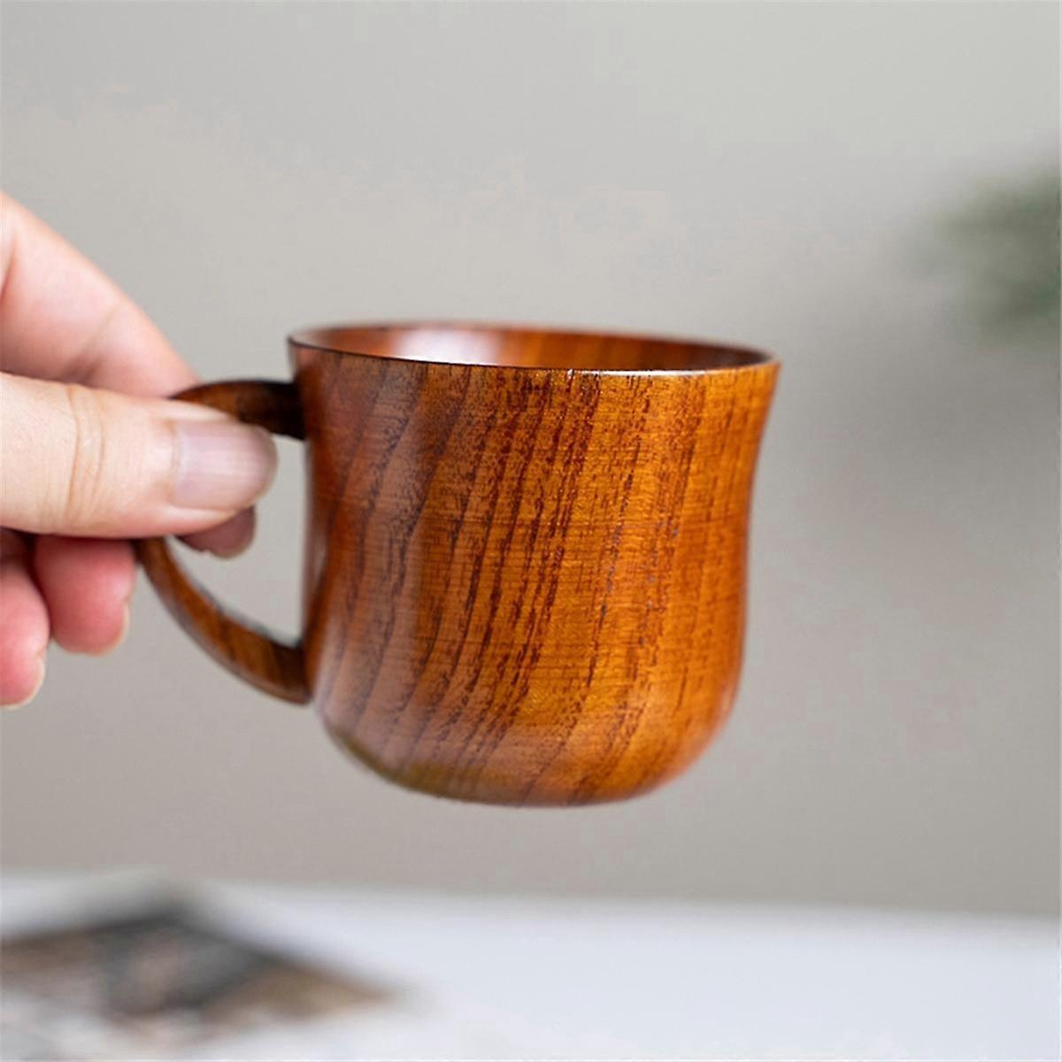 Wooden Cup Solid Wood Cup Solid Wood Water Tea Cup for Kitchen Living ...
