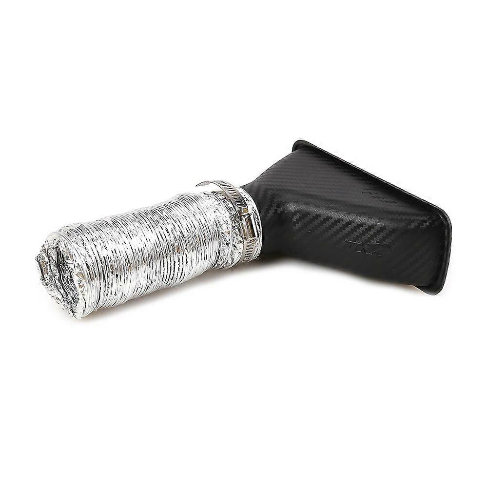 Carbon Fiber Look Car Front Bumper Turbo Air Intake Pipe Turbine Inlet ...