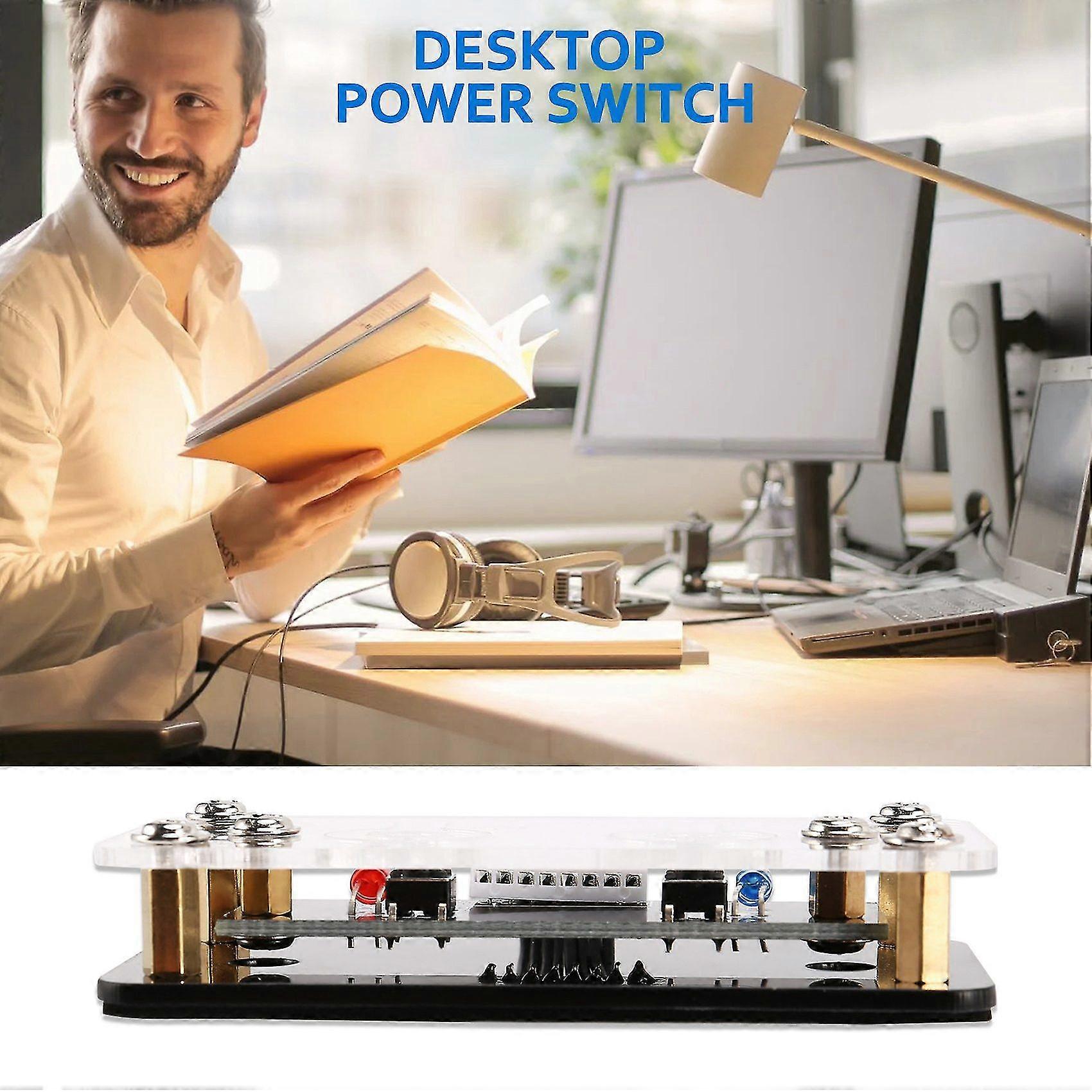 Desktop Computer Switch External Power Switch Power Button+restart ...