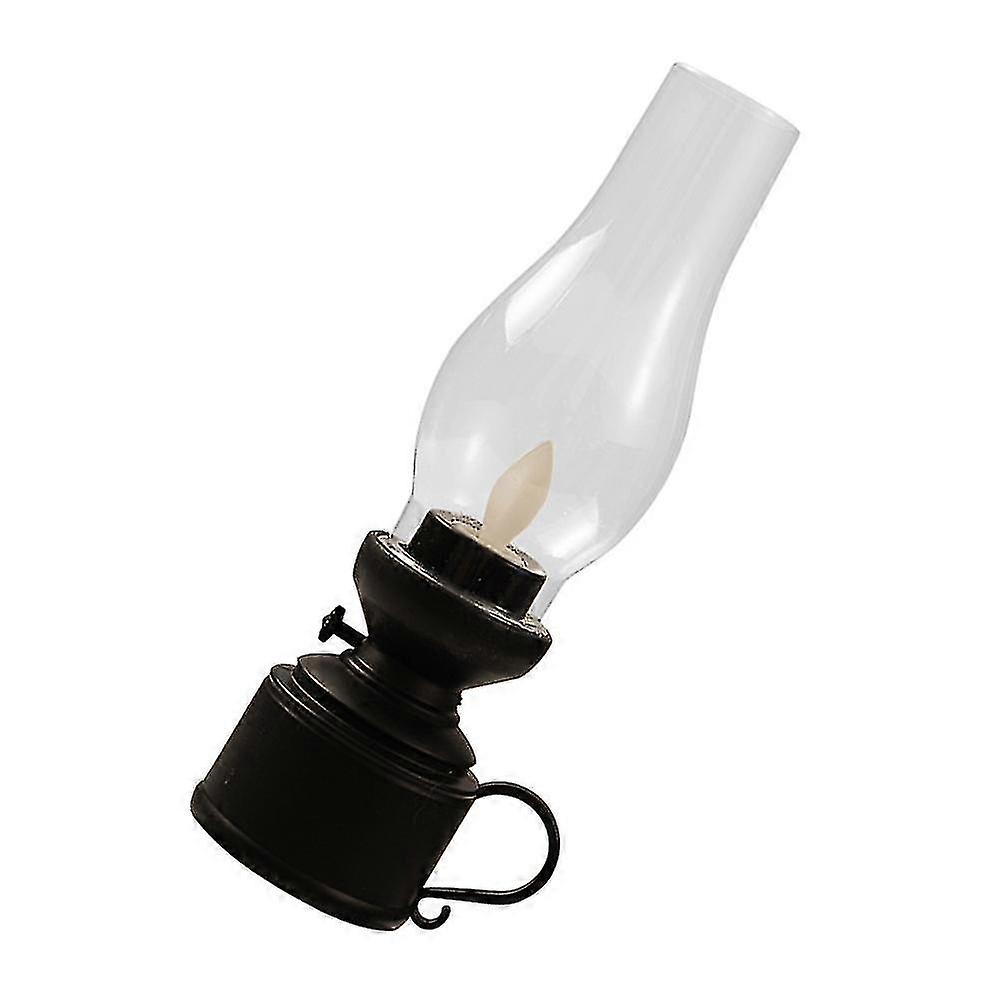Vintage Home Decor Flameless Oil Lamp Battery Operated Oil Lantern ...