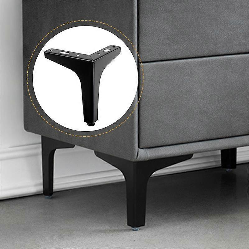 4x Metal Furniture Leg Triangle Shape Modern Style TV Stand Sofa ...