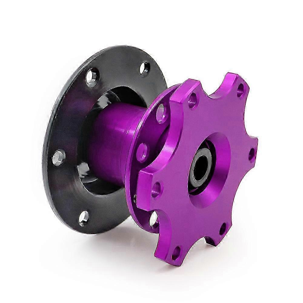 Universal Aluminum Steering Wheel Quick Release Hub Adapter For 6 hole ...