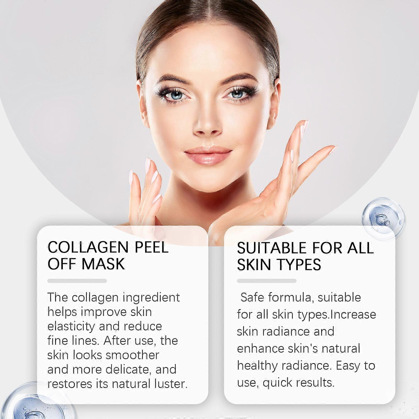 SS Collagen Reverse Volume Peel Off Face Mask Pack, Collagen Peel Off ...