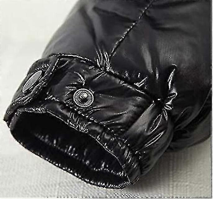 Shiny Down Jacket Men's Winter Jacket Stand Collar Down Jacket With ...