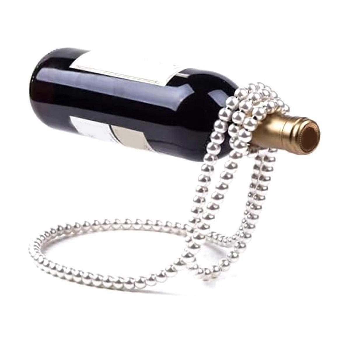 Novelty Pearl Necklace Wine Rack, Artificial Pearl Necklace Floating ...