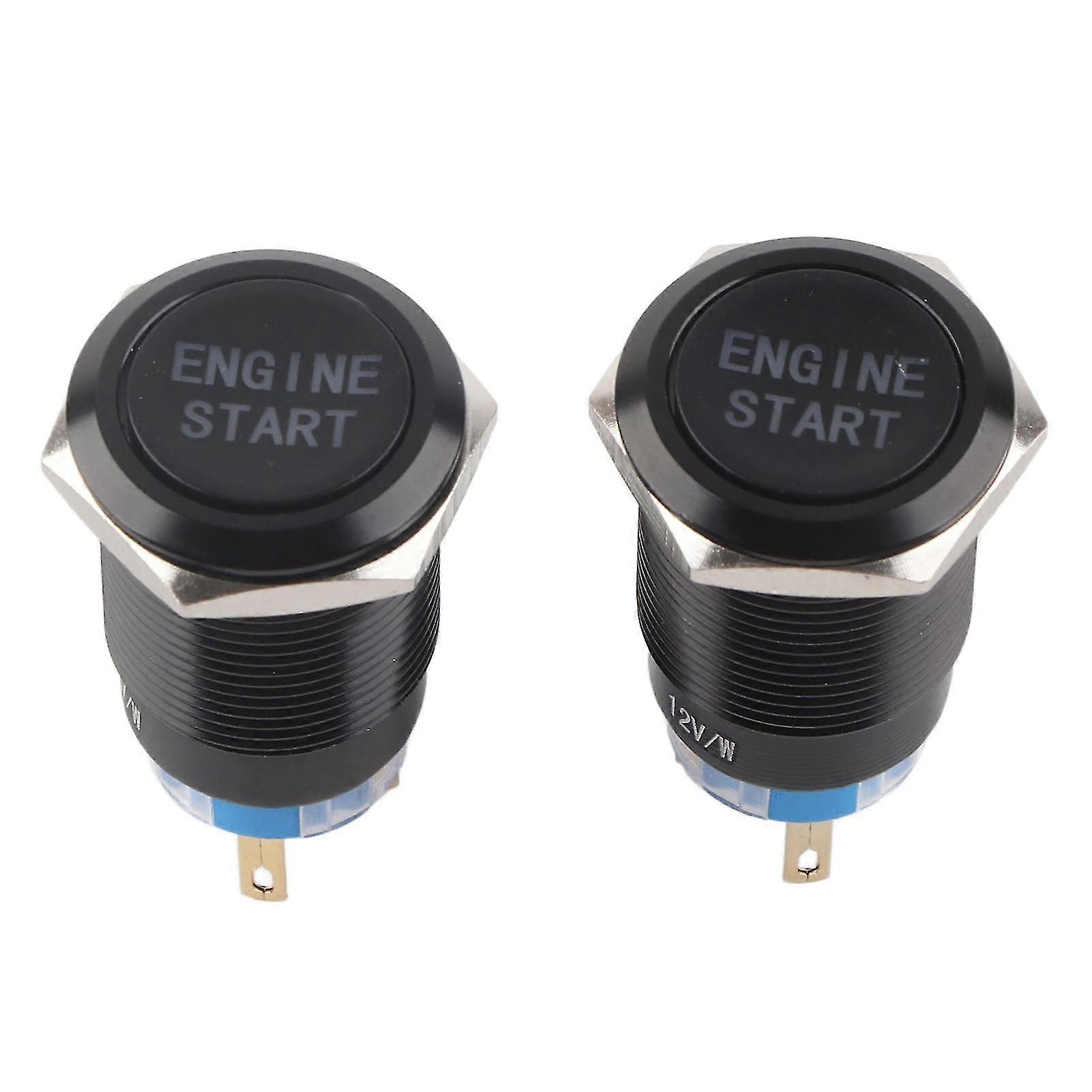 12V Waterproof Car Engine Start Push Button Switch Ignition Starter ...