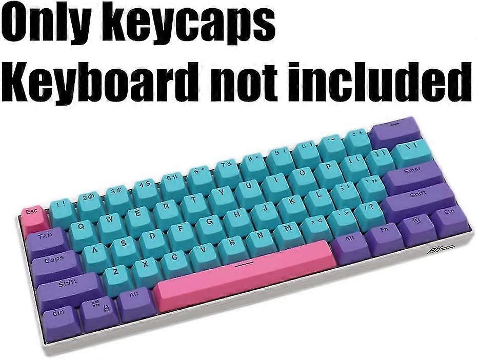 61 Pbt Keycaps, Ducky One 2 Mini Keycaps Oem Profile Rgb Keycaps, Blå ...
