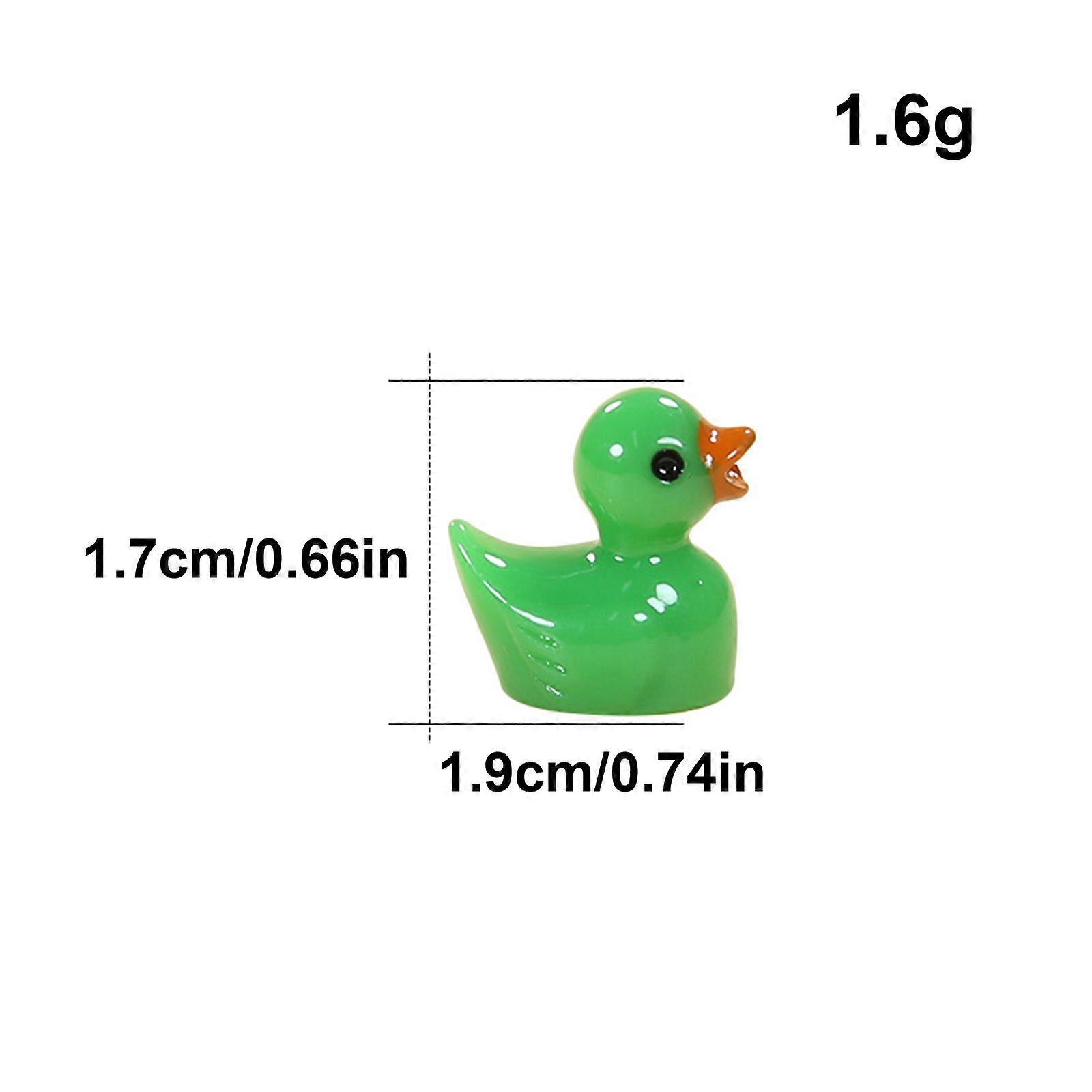 200PCS Mini Resin Ducks Figures, Tiny Realistic Resin Plastic Duck Cute ...