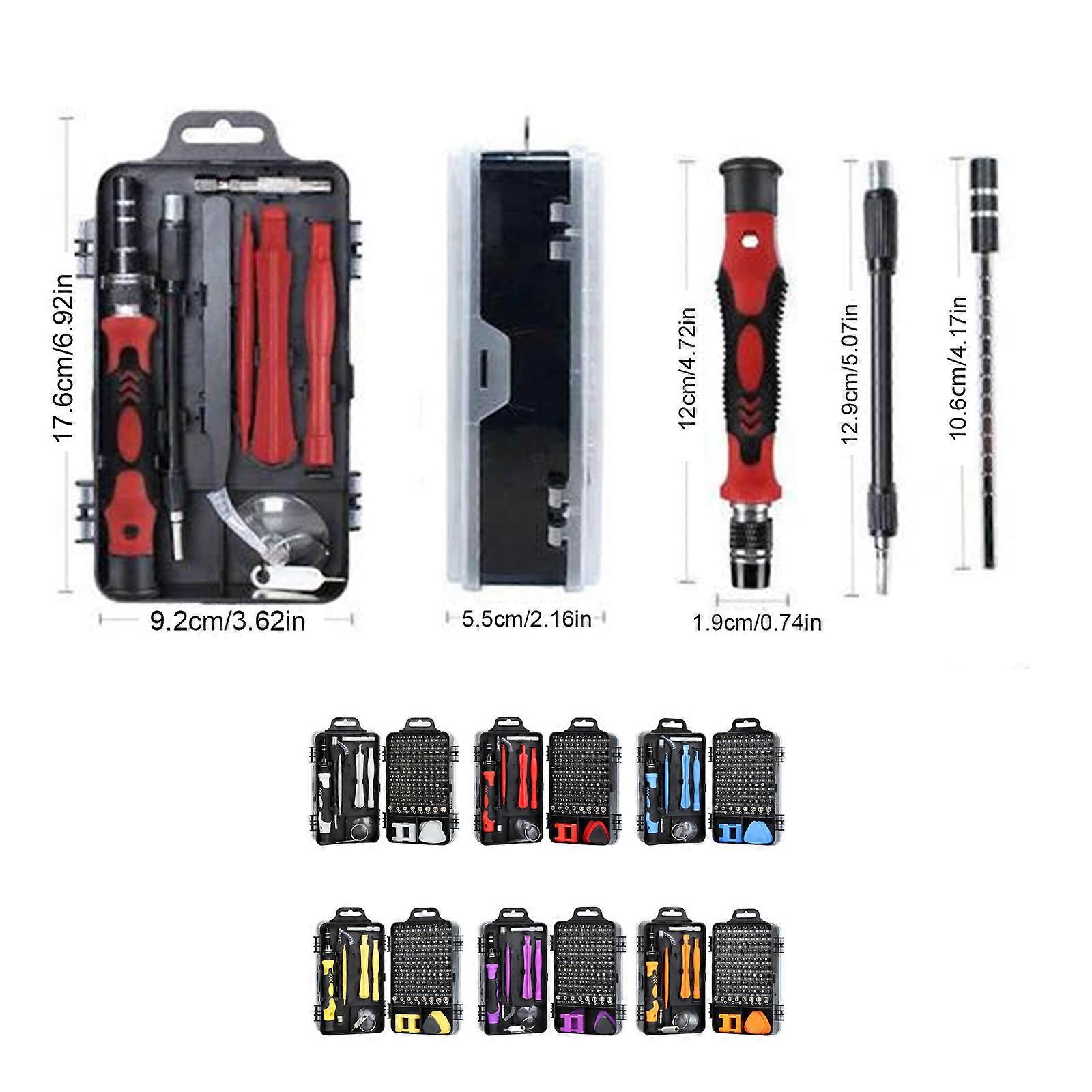 Precision Screwdriver Set,115 in 1 Small Screwdriver Professional Magnetic Mini Repair Tool Kit ...
