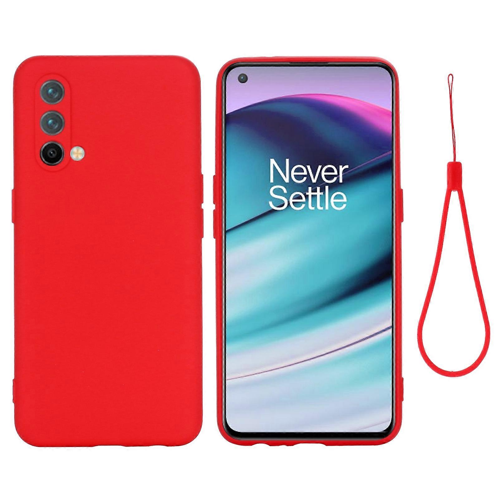 Pure Color Liquid Silicone Shockproof Full Coverage Case For OnePlus Nord CE 5G For OnePlus Nord ...
