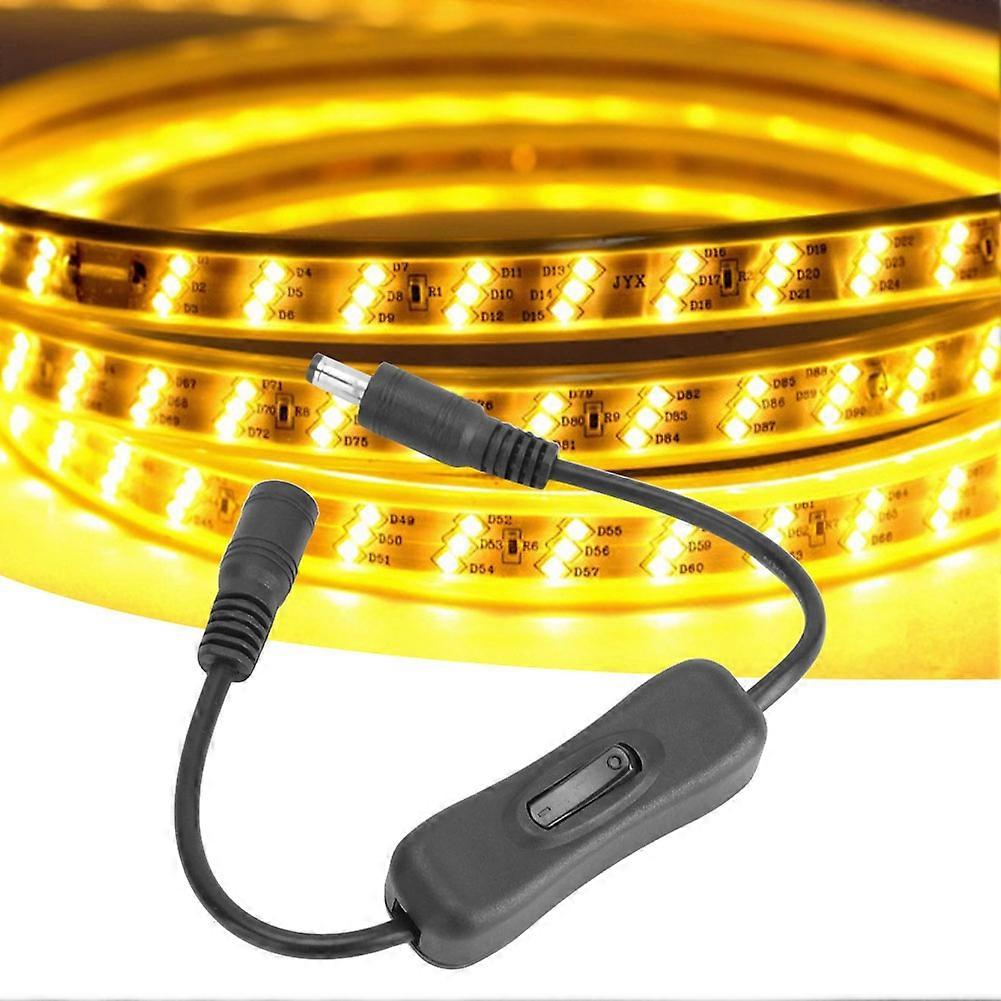 4Pcs LED Strip Light ON/OFF Switch Wire DC Power Connector Plug Switch ...