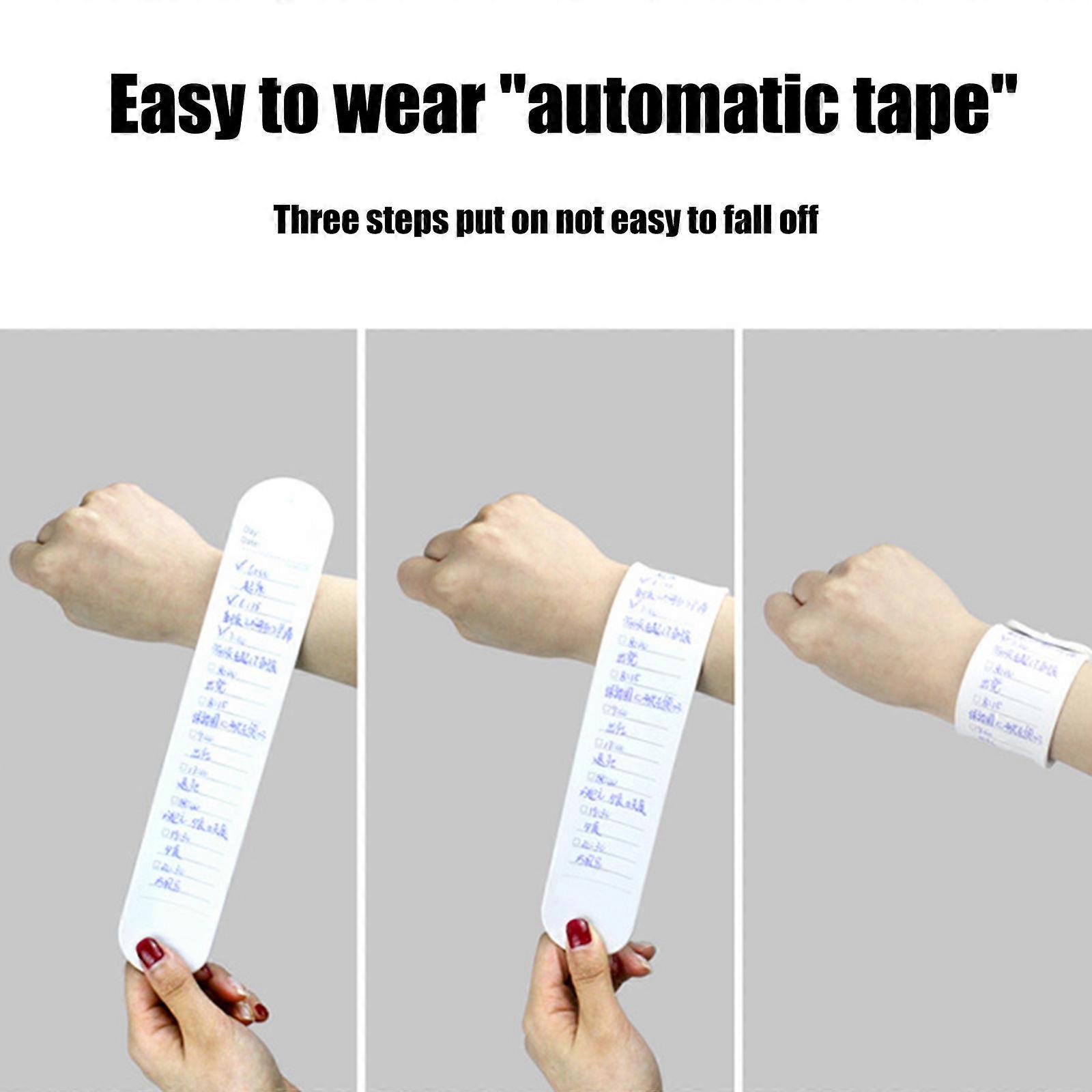 Memo Wrist Band Wearable Nurse Notepad Slap Wrist Strap with Ruler ...