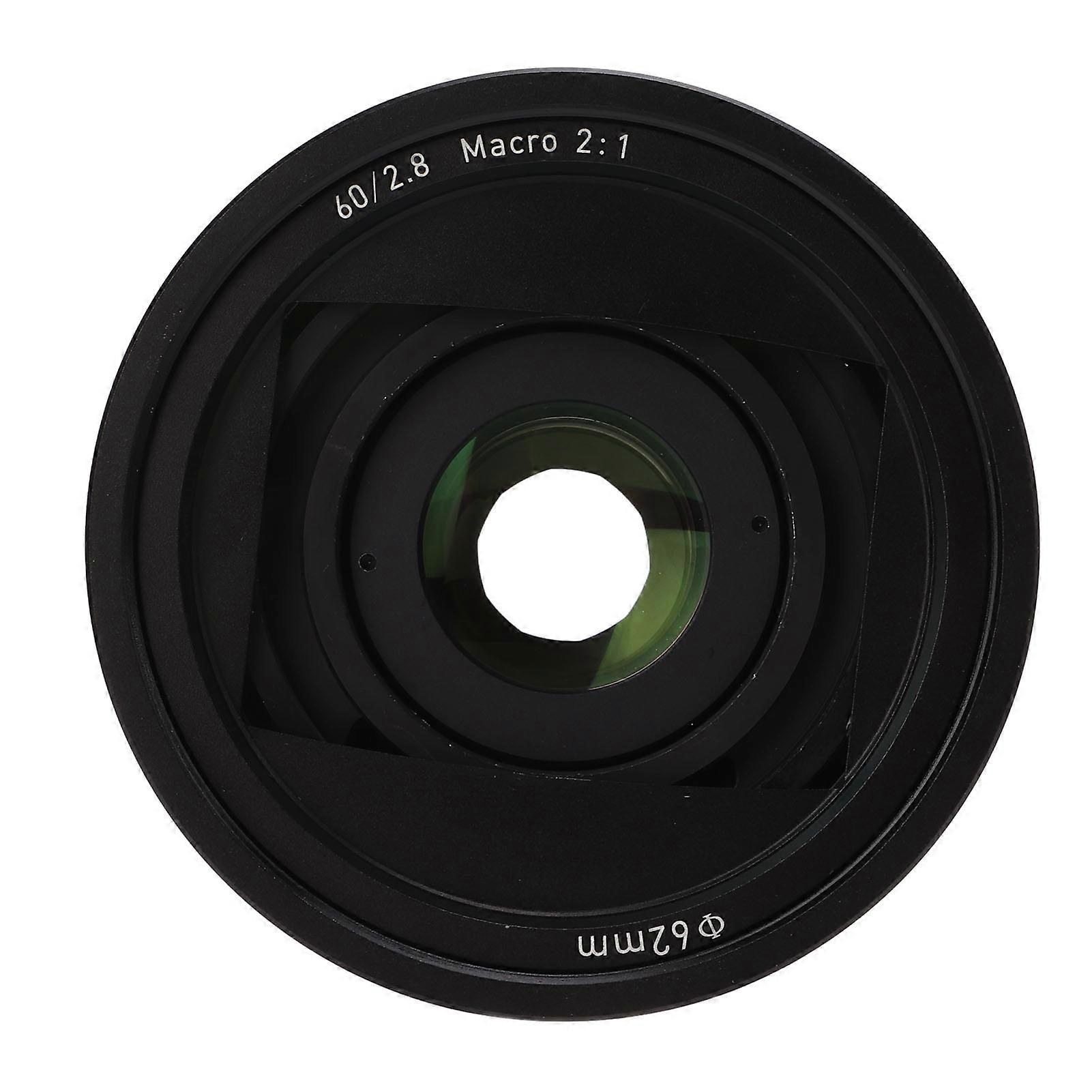 60mm F2.8 Macro Camera Lens Double Magnification Manual Focus Camera ...