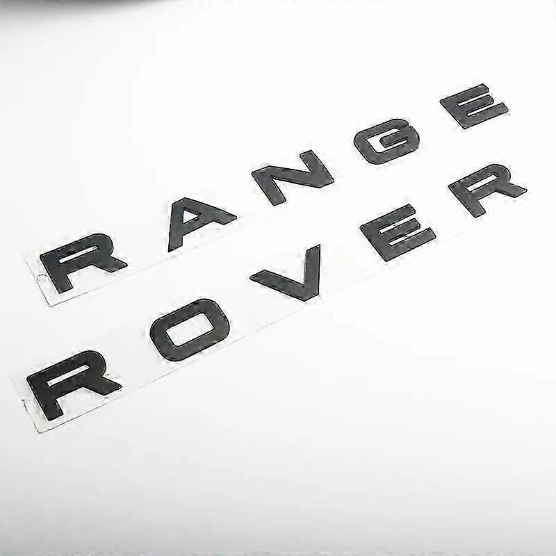 3d ABS Range Rover Logo Letters Car Front Hood Trunk Emblem Badge ...
