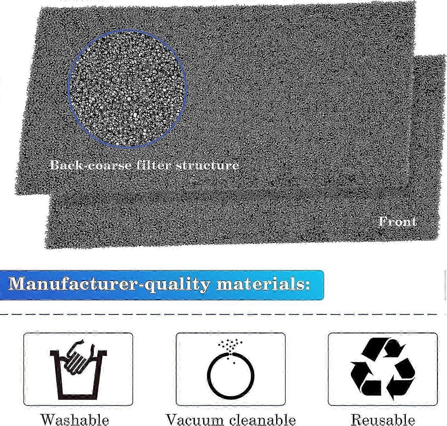 Sponge Filter Mat For Dryer - Heat Pump Dryer Foam Filter Sponge (pack ...