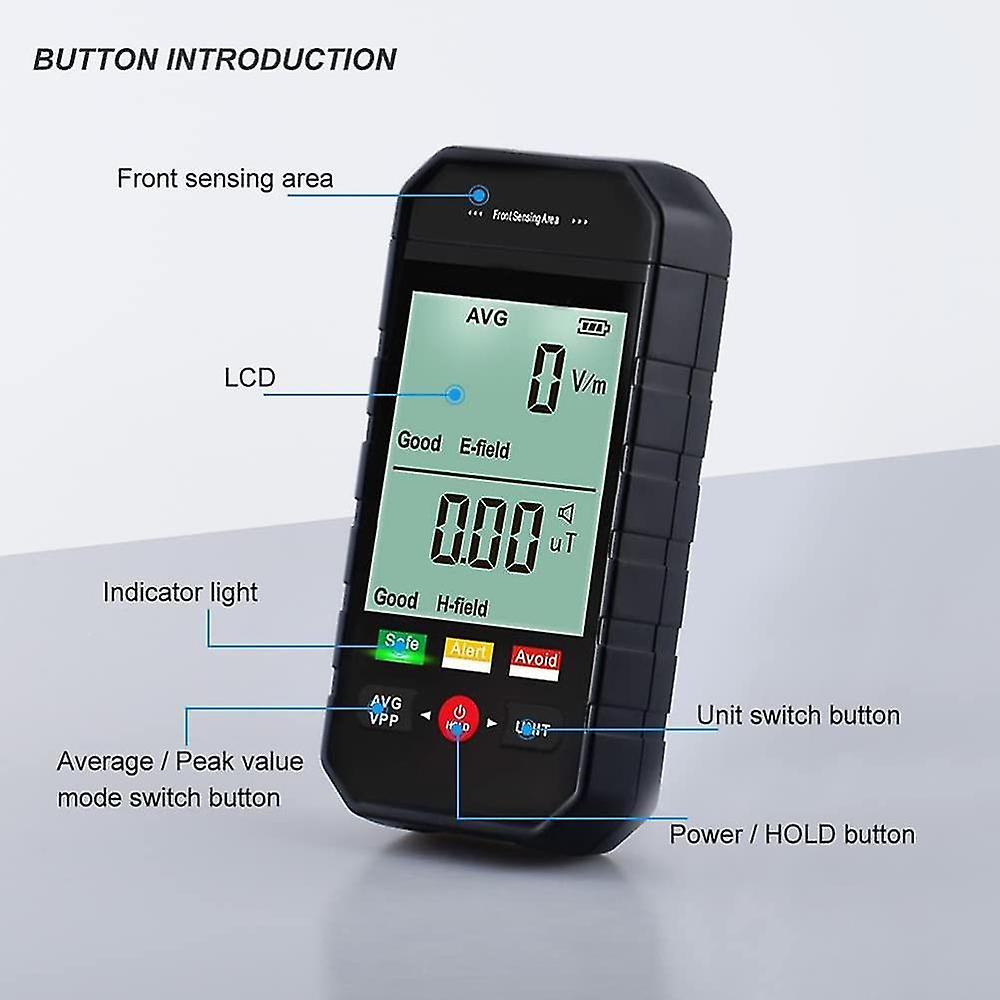 Nuclear Radiation Detector Lcd Digital Display Geiger Counter Radiation ...