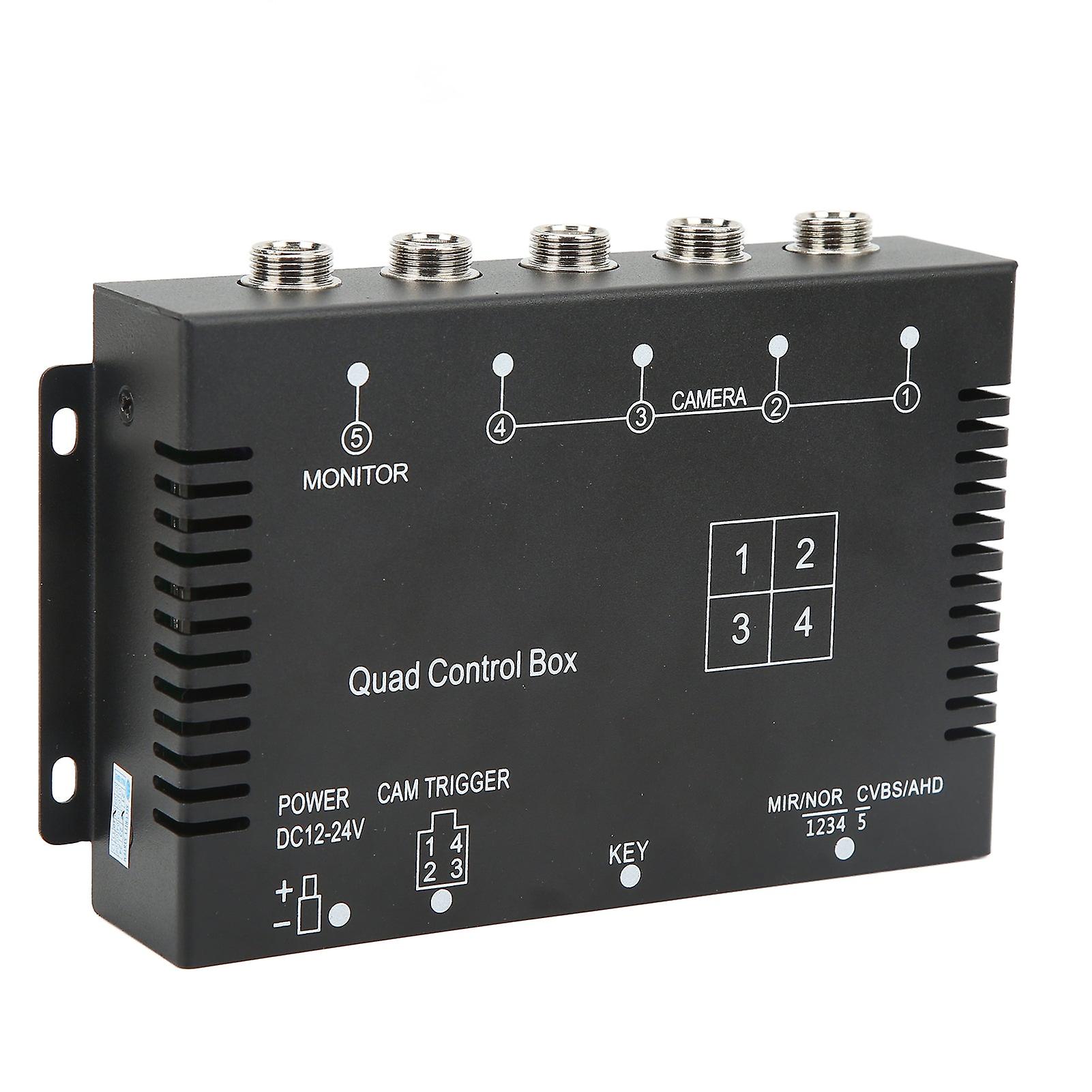 4 Channel video splitter image switch parking camera video switch dc12v ...