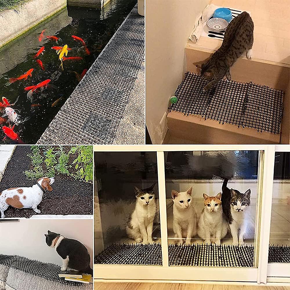 Garden Anti Dog Grid, Deterrent Repellent Spikes, Anti-Cat Mat with ...