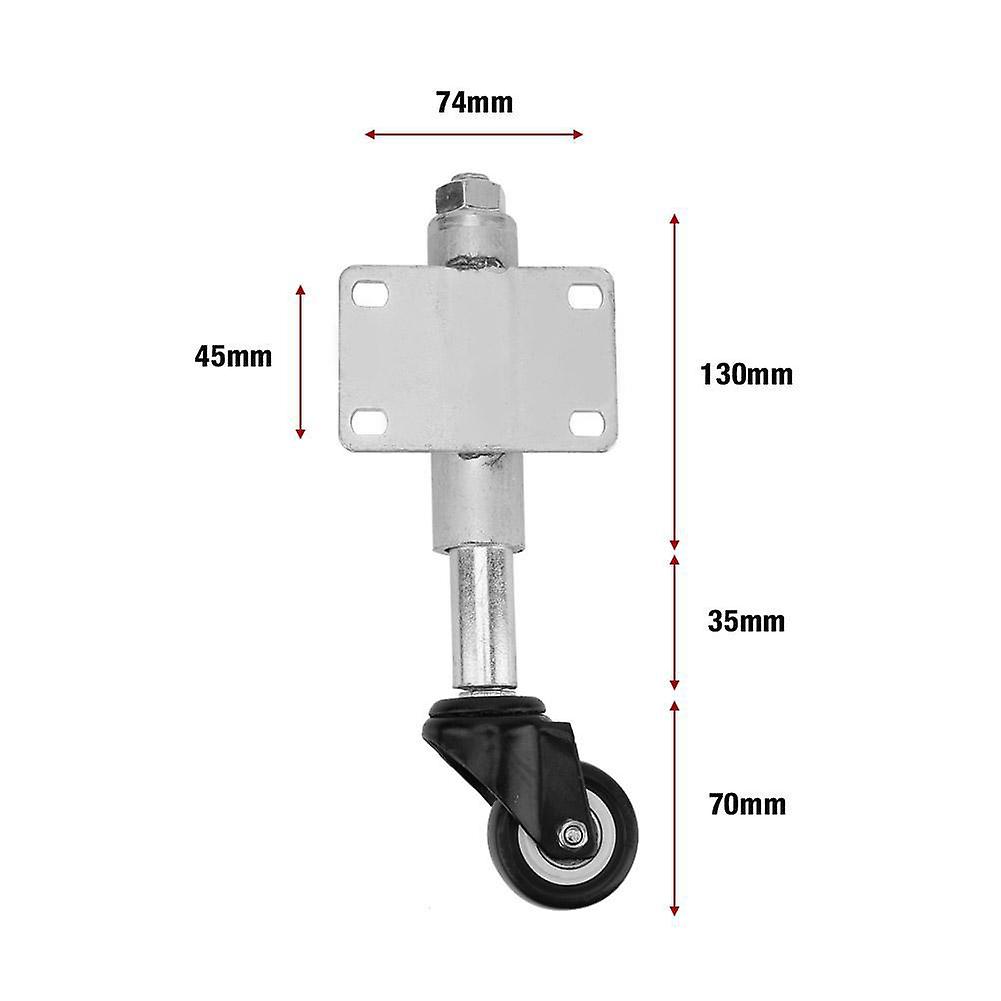 2 Inch Spring Loaded Caster Durable Heavy Duty Gate Wheel Shock ...
