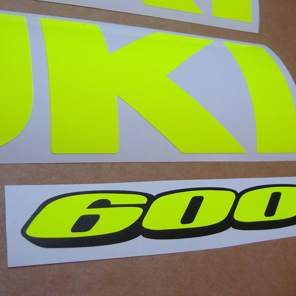 For Suzuki Gsxr 600 Stickers Decals Tank Logo Set Helmet Emblem Vinyl ...