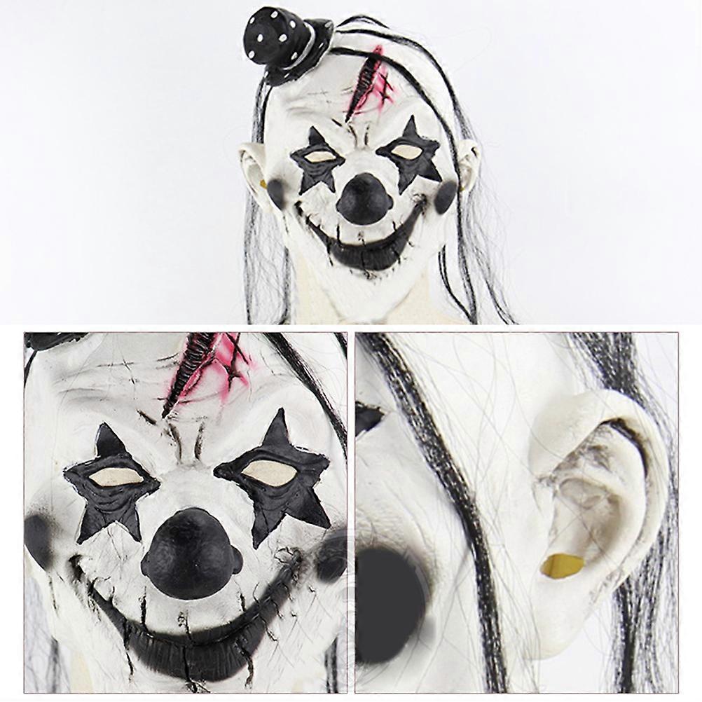 Halloween Latex Mask Horrible Scary Clown Mask Halloween Clown Mask ...