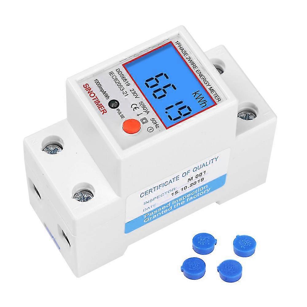 Single-phase electric sub-meter MID certified 45A max modular Single ...