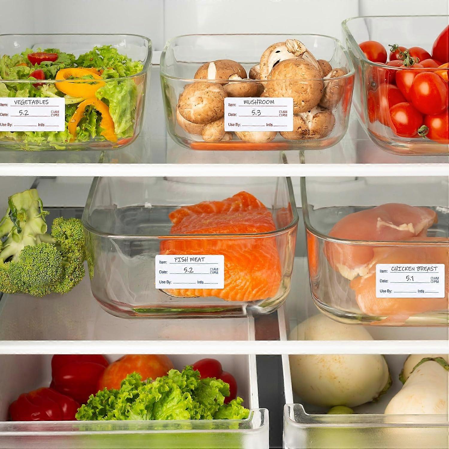 2 Roll Date Stickers Food Date Labels Stickers Freezer Labels Date ...