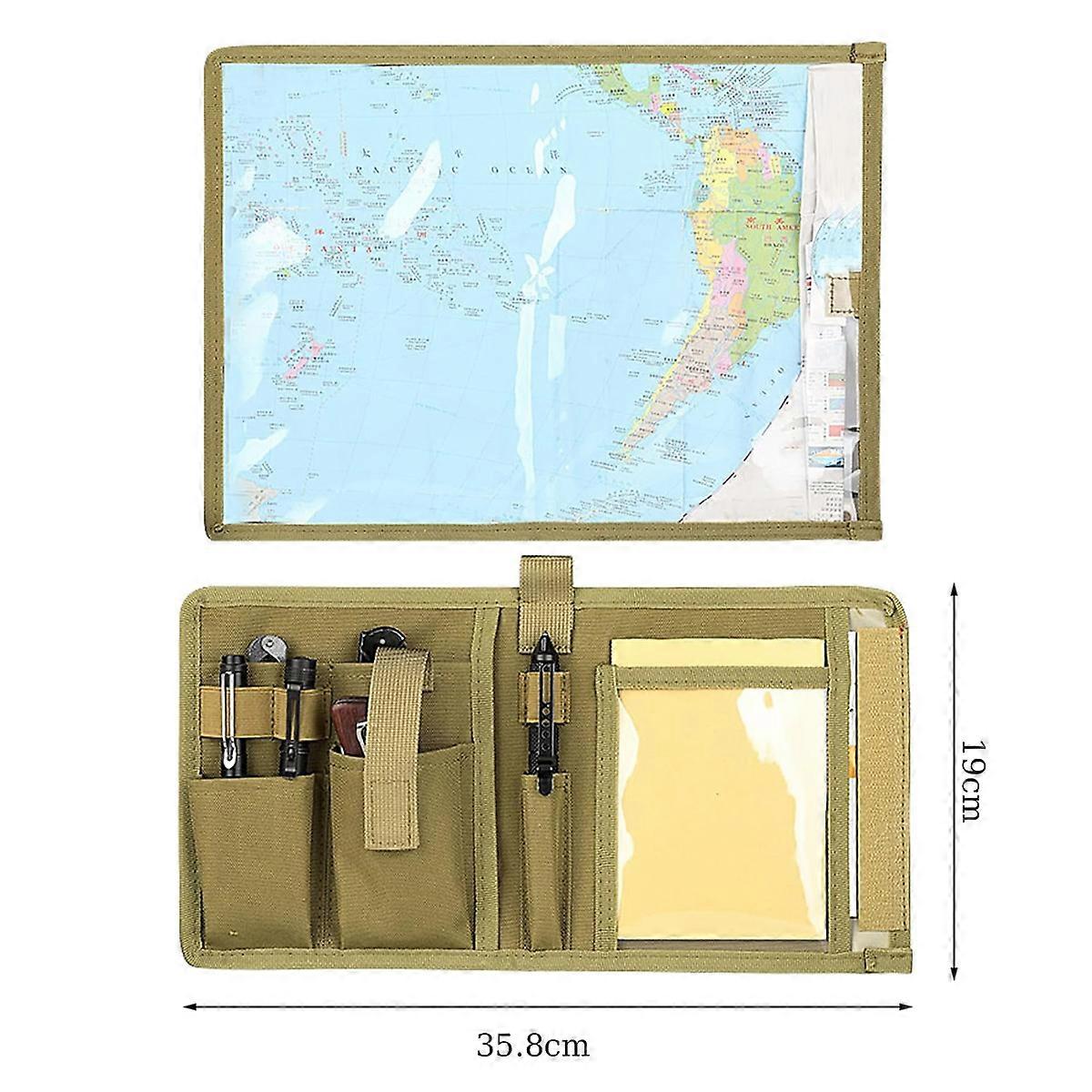 Map Case, Tactical Notebook, Multifunctional Water-Resistant Map Case ...