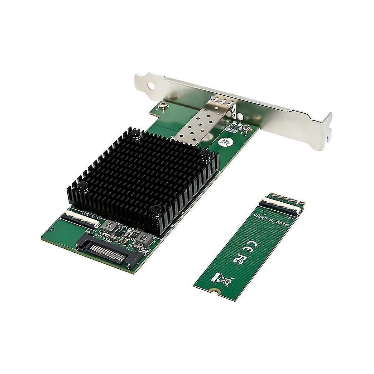 Server Network Card M.2 B+m Key 8-channel Single-port 10gbe Sfp ...