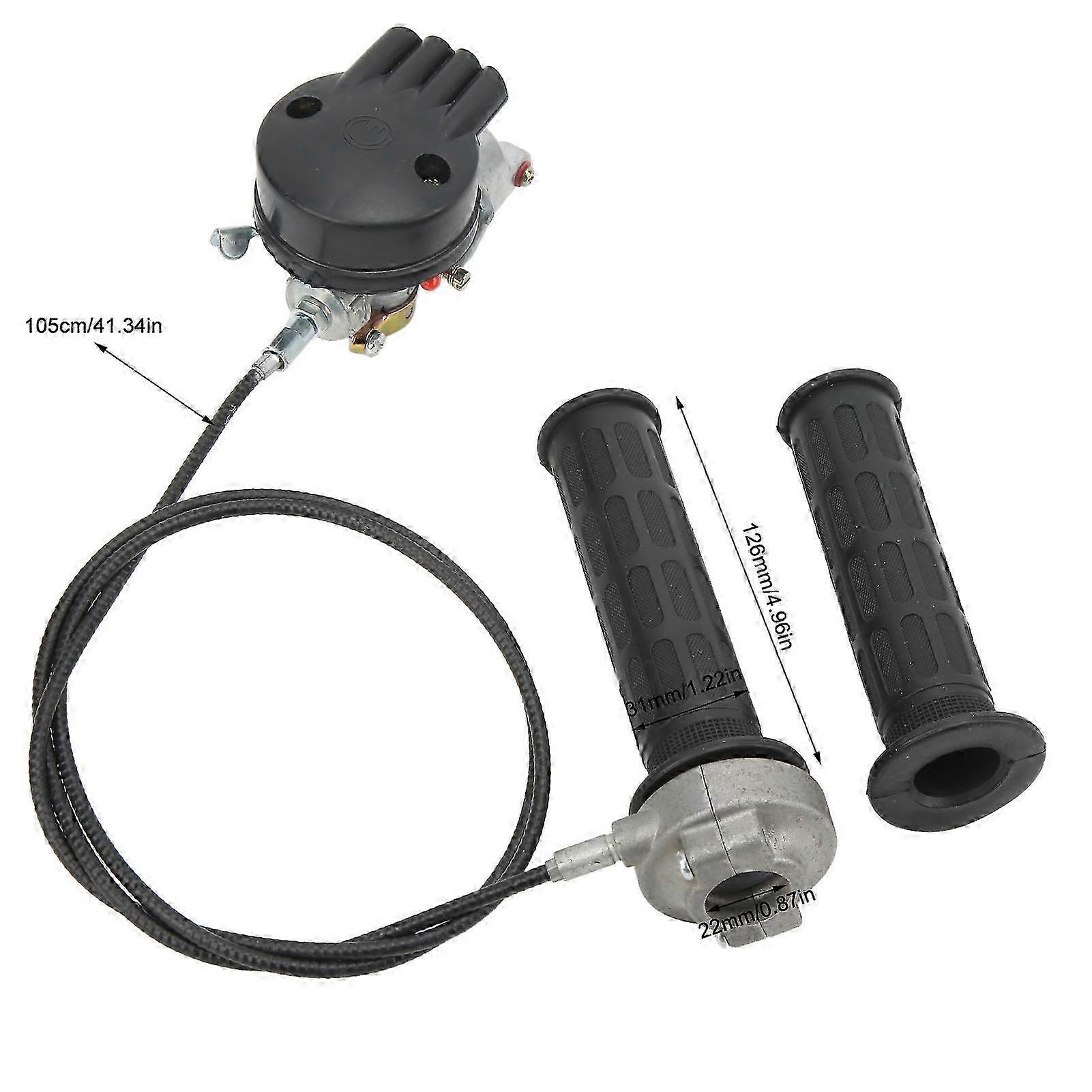 Carburetor Throttle Grip Cable Set for 49cc 60cc 66cc 80cc 2 Stroke ...