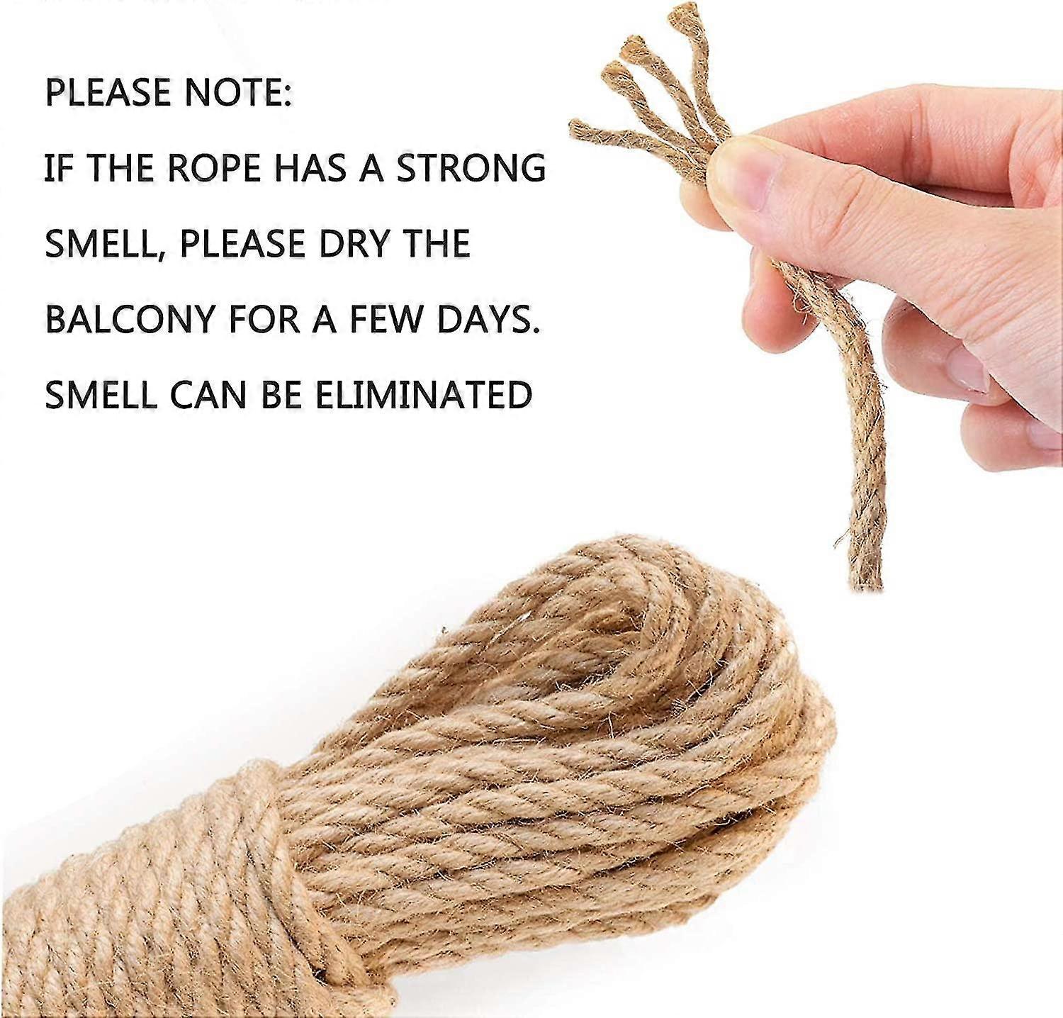 Sisal Rope Cat Tree Diy Grab Post Toy Cat Climbing Frame Replacement R ...