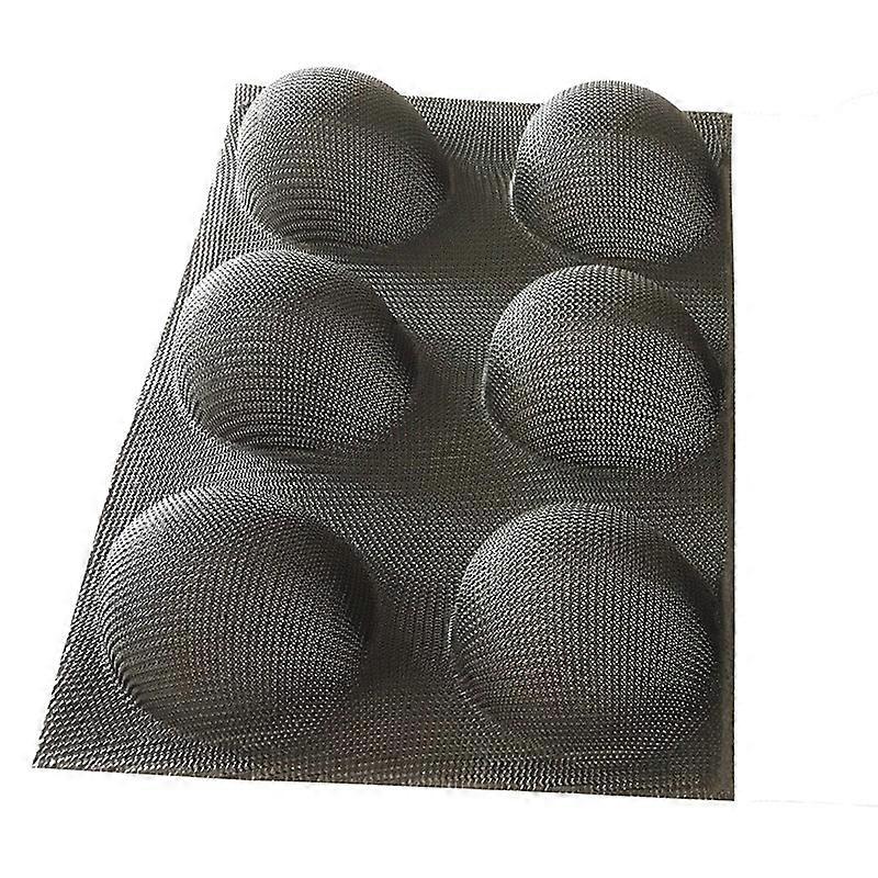 Silicone Bun Bread Form Round Shape Bread Tray Perforated Bakery Molds ...