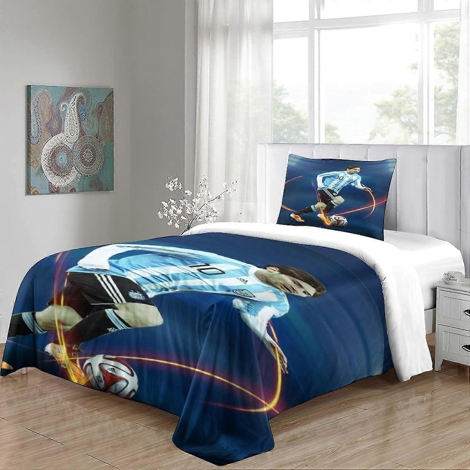 Messi Duvet Covers World Cup Champion Duvet Cover Set, Zipper Closure ...