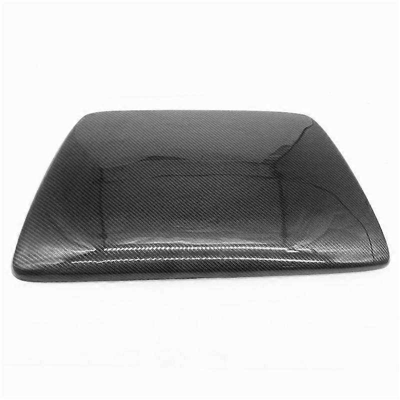 Car Carbon Fiber Hood Scoop Bonnet Air Vent Cover Engine Outlet Duct ...