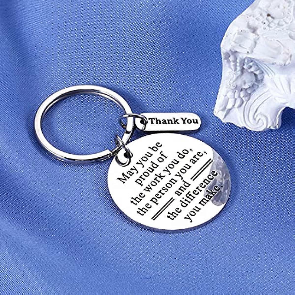 Coworker Leaving Gifts Thank You Inspirational Keychain Team ...