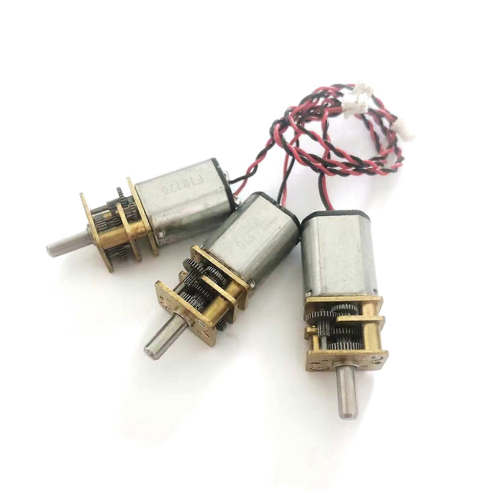 5x Micro Mini N20 Gear Motor DC 3V -6V Slow Speed Full Metal Gearbox ...