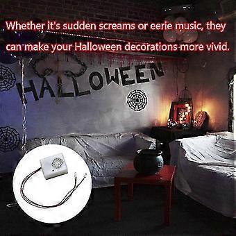 Halloween Sounder Voice-activated Scary Props Decoration Sound Sensor ...