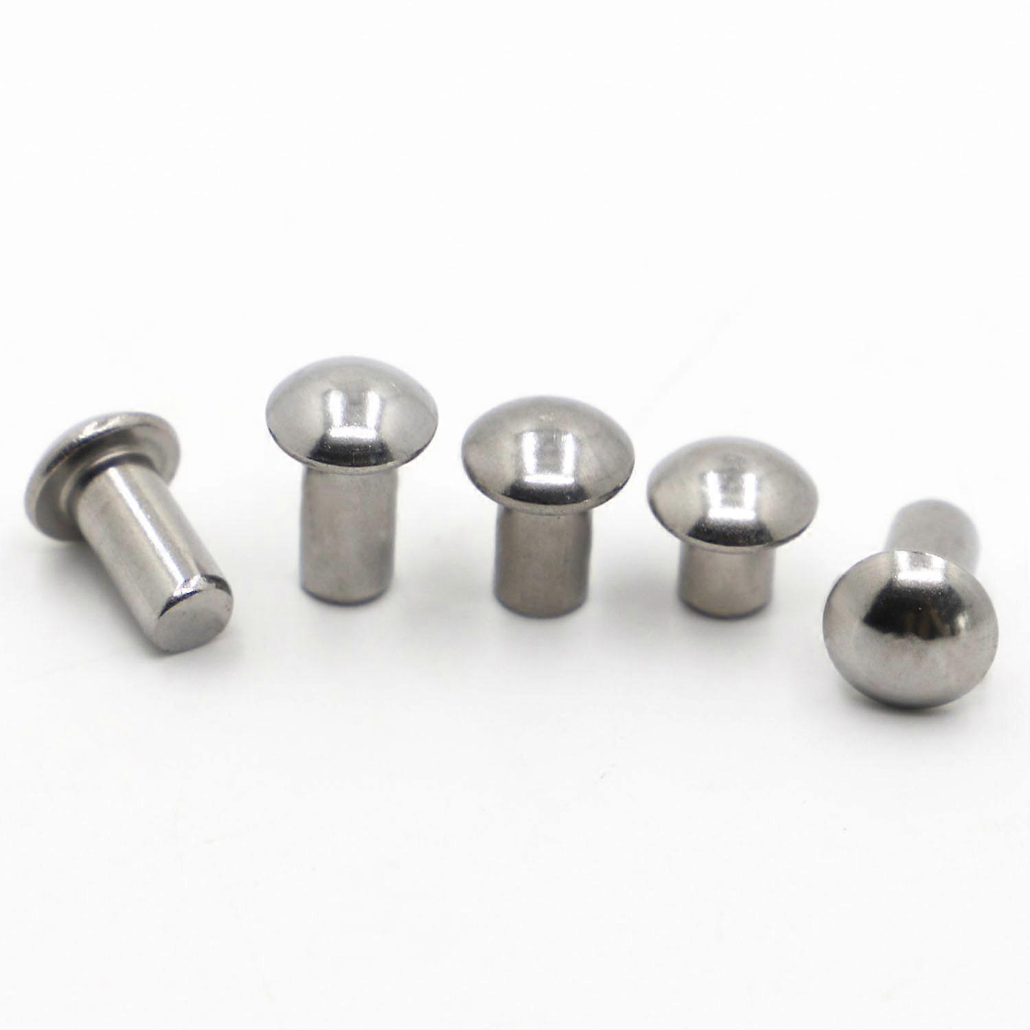 GB867 304 A2-70 Stainless Steel Button Round Head Rivet M08 M1 M12 M14 ...