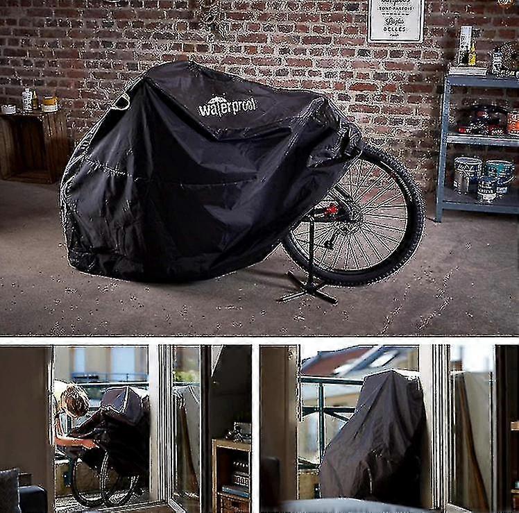 Bike Cover Outdoor Waterproof Bike Cover With Keyhole | Fruugo UK
