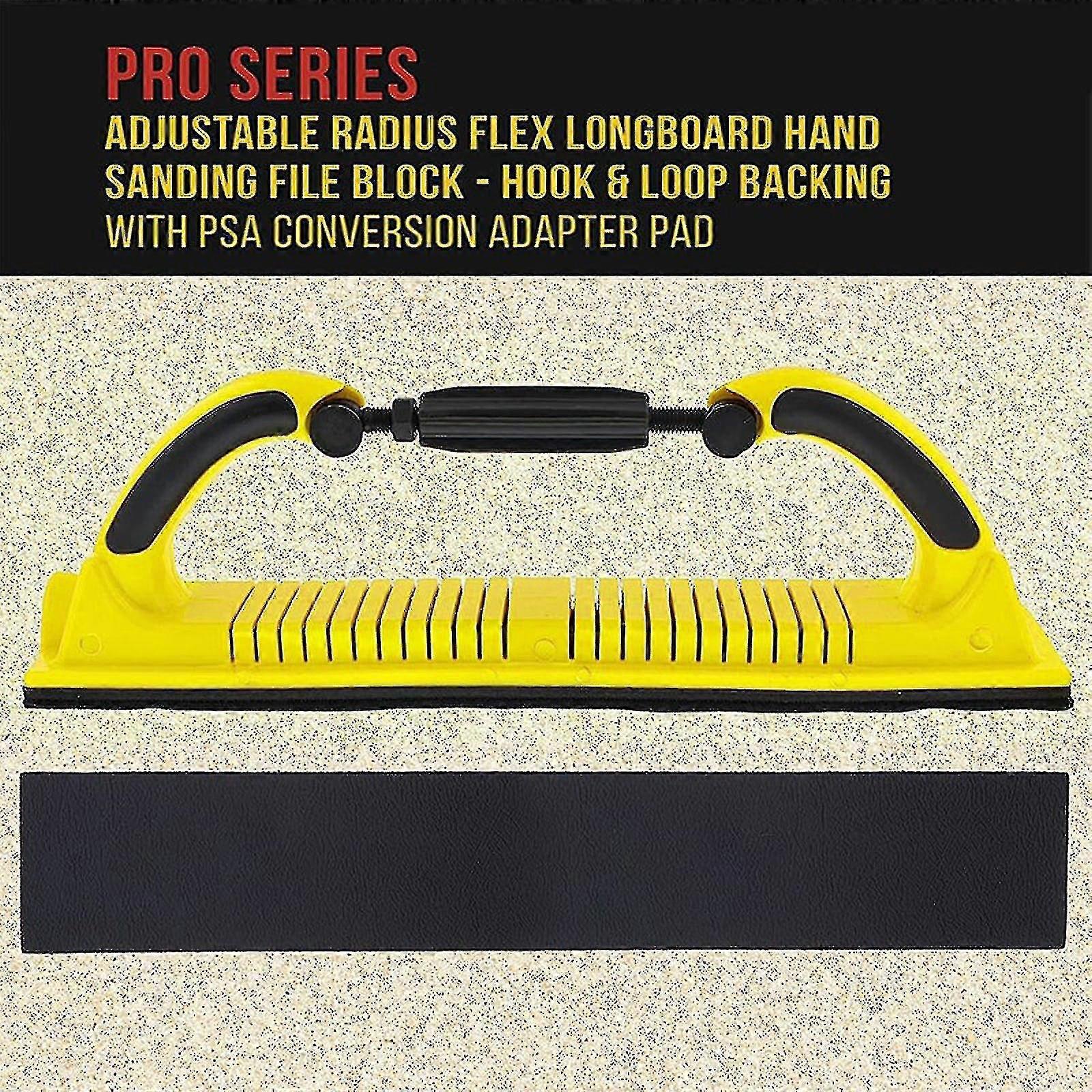 Adjustable Radius Flex Longboard Hand Sanding File Block Hand Grinder ...