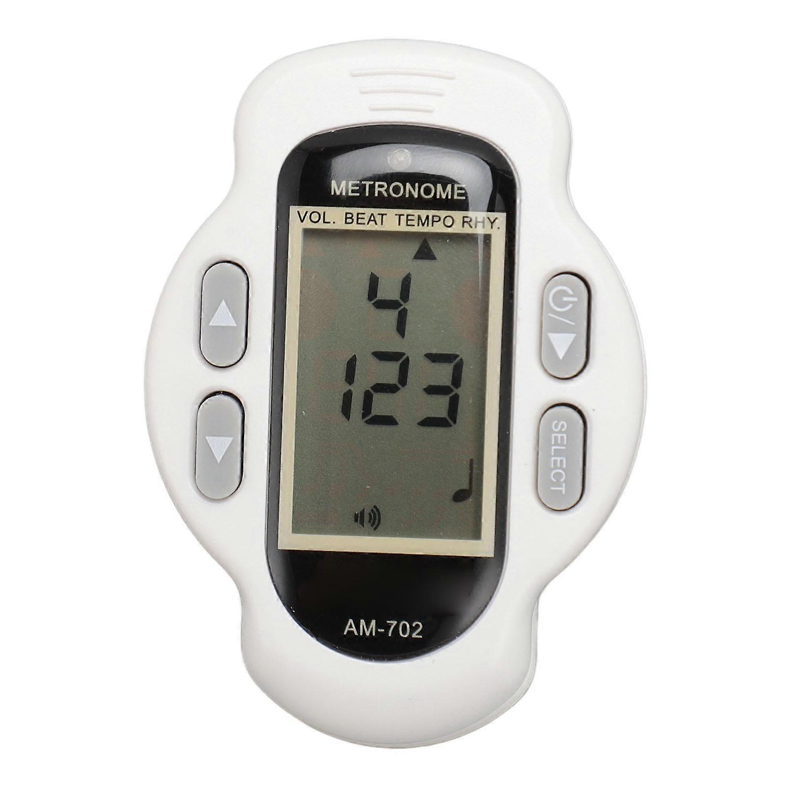 Clip On Metronome 30 to 260bpm 0 to 9 Rhythm Range LCD Display ...