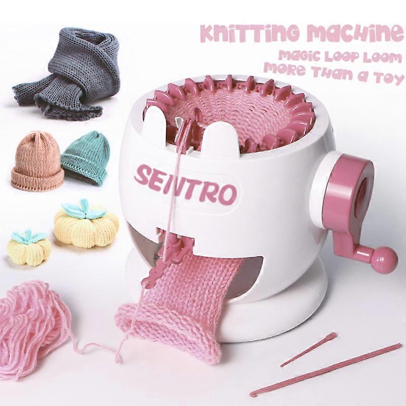 Knitting Machine toy Smart Knitting Board Rotating Double Knit Loom ...
