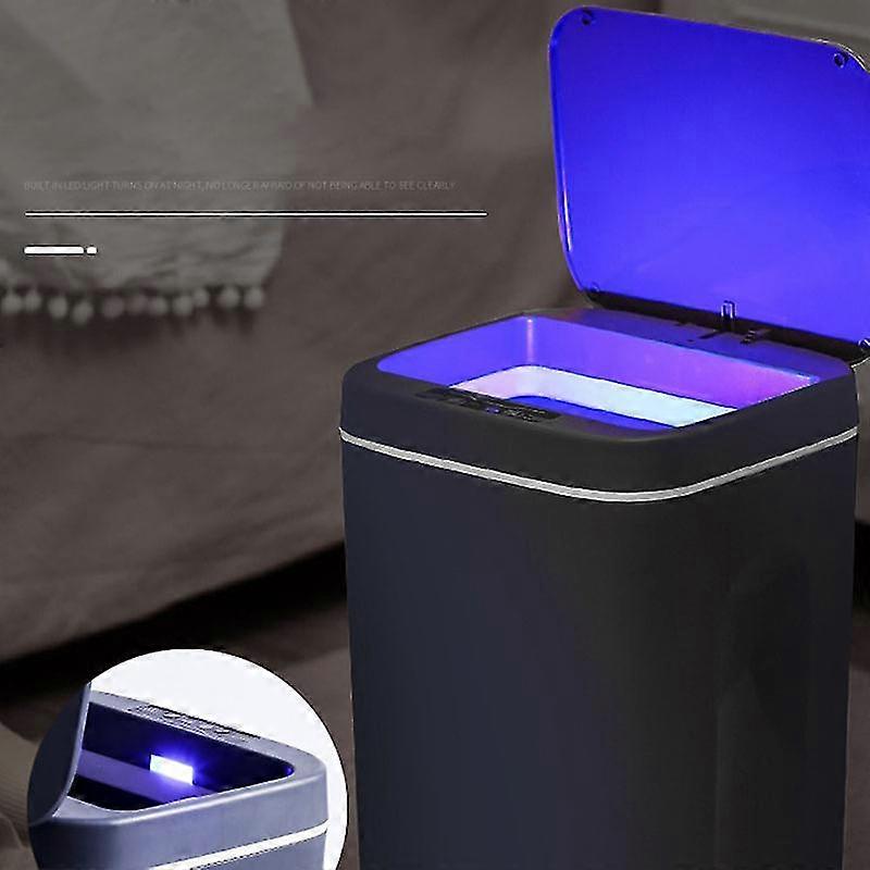 16L Automatic Sensor Dustbin Trash Can Induction Waste Bin Eco-Dustbin ...