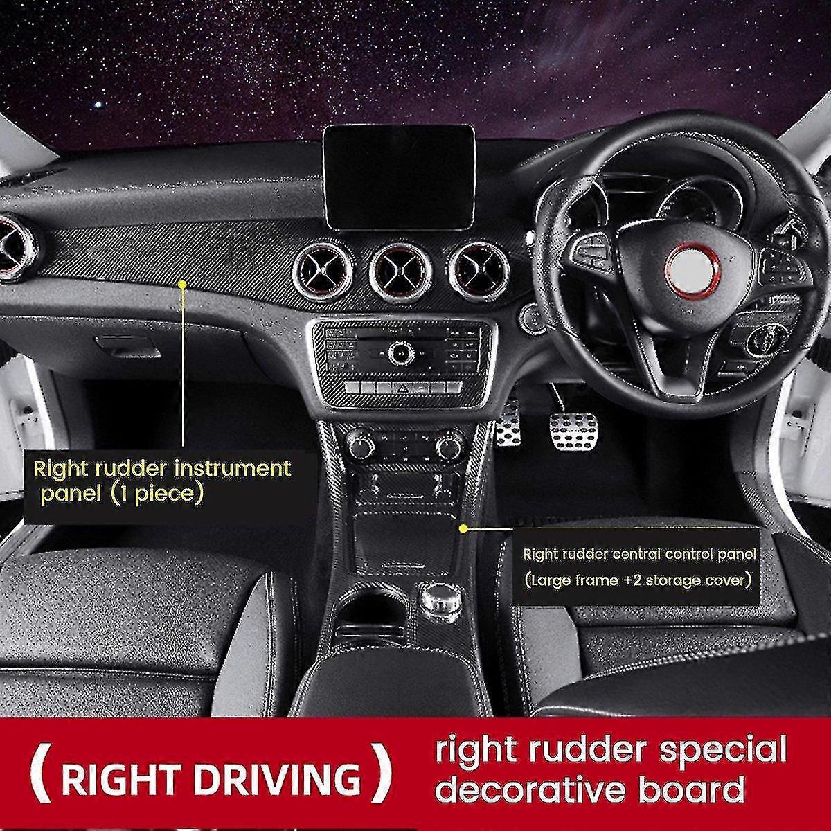 Rhd Car Center Dashboard Air Condition Outlet Panel Trim Cover For W176 ...