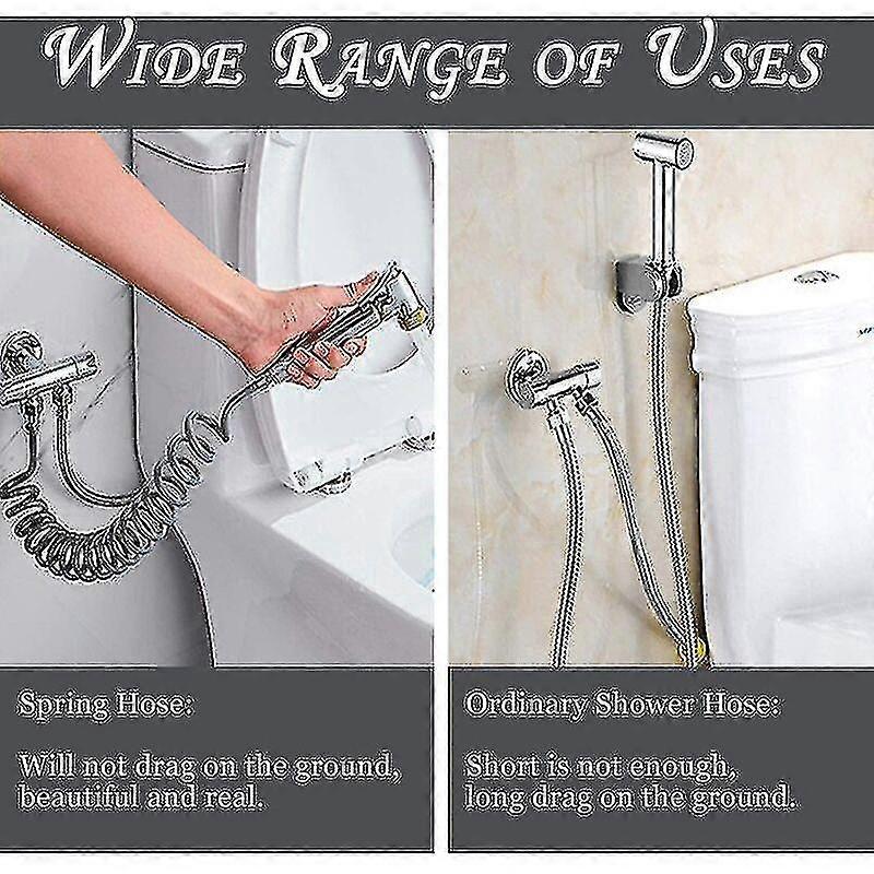 Hand Held Bidet Sprayer - With Water Tank Hook And 59" Abs Telescopic ...